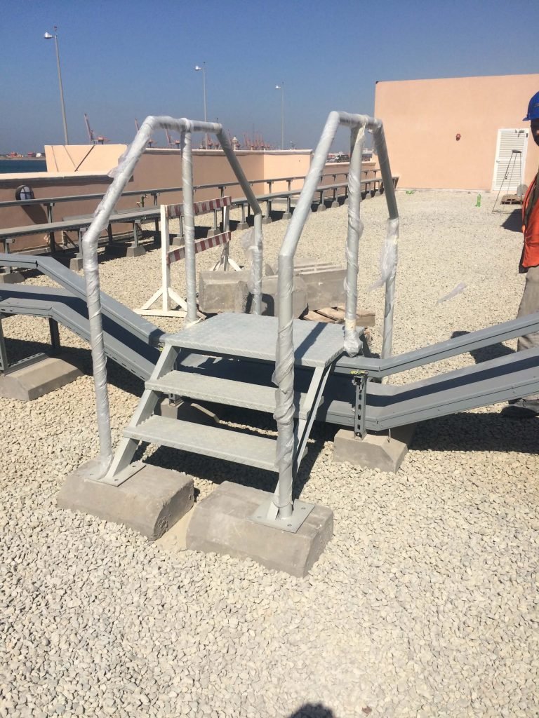 Galvanized Stairs Platform - Falcon®